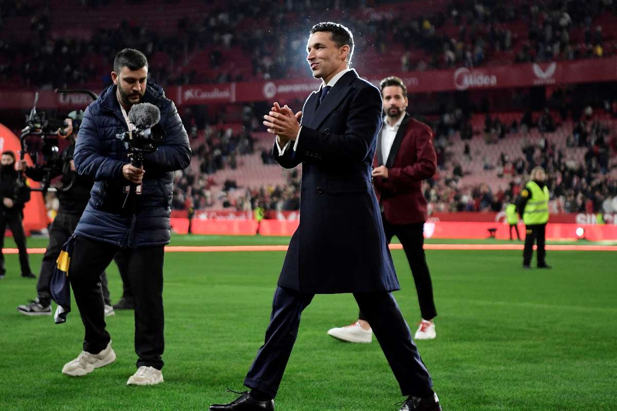 Jesus Navas bids farewell to football career at Sevilla's Ramon Sanchez ...