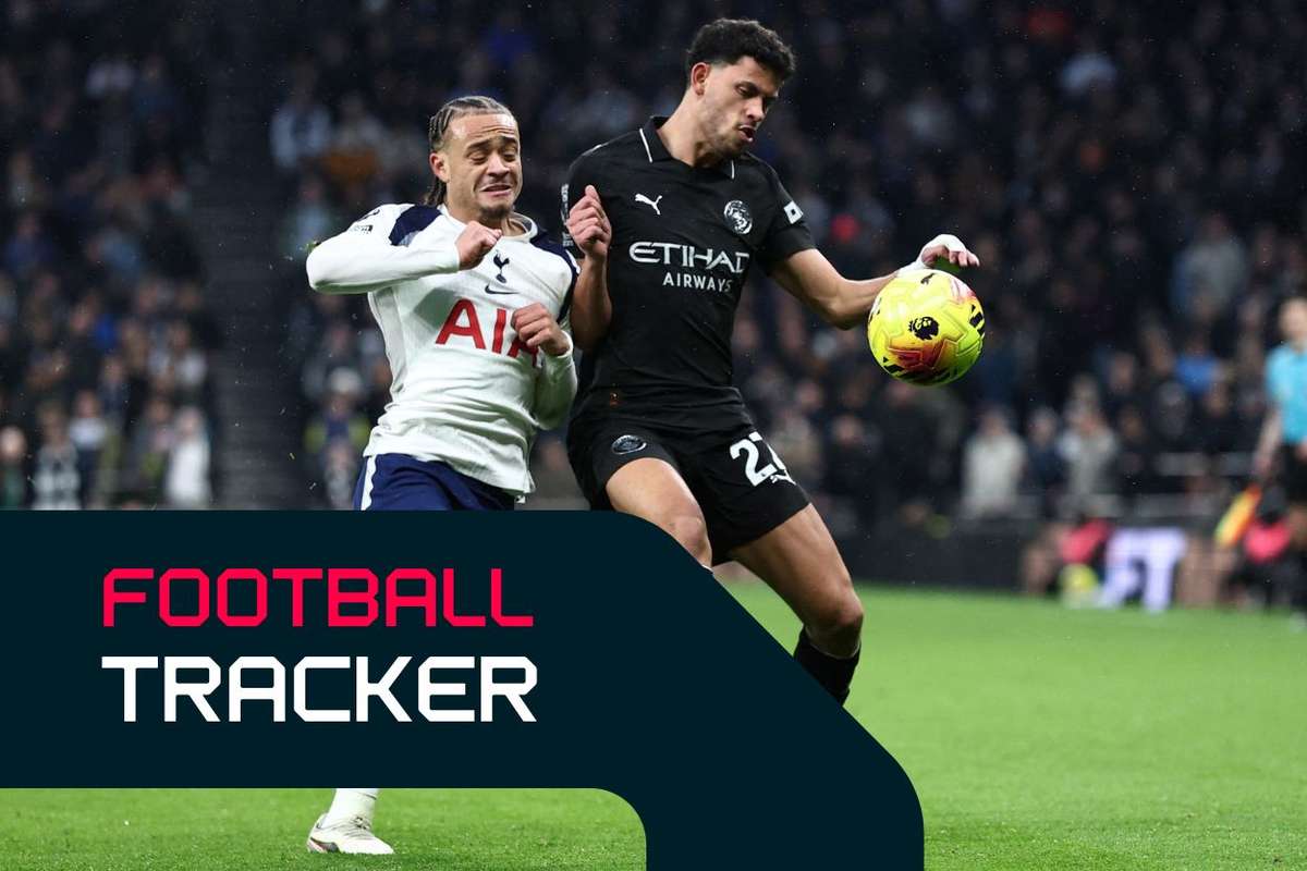 Football Tracker: Man City leading Spurs 1-0, Dortmund and Inter in ...