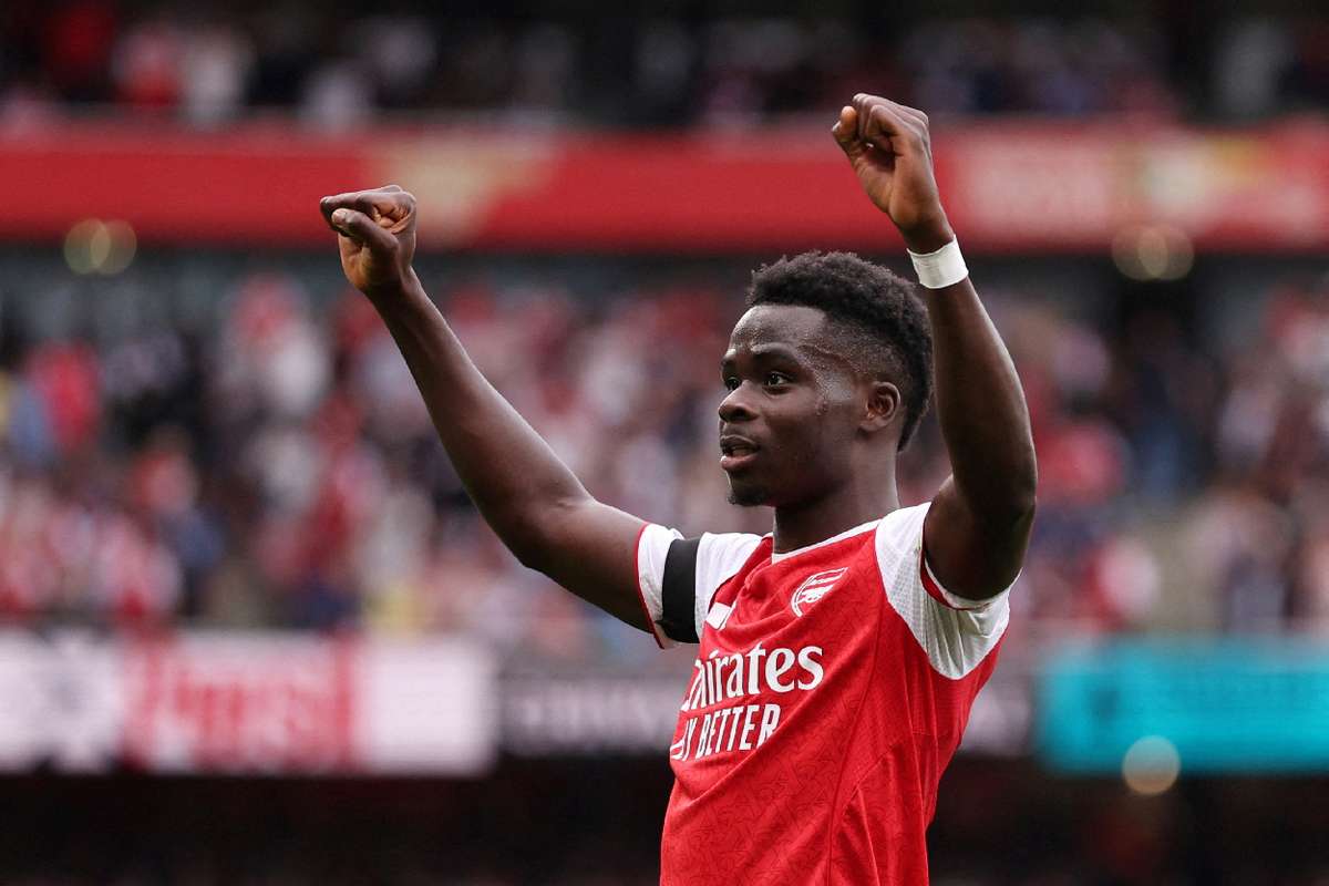 Arsenal winger Bukayo Saka to miss Forest match through hamstring injury, confirms Mikel Arteta ...