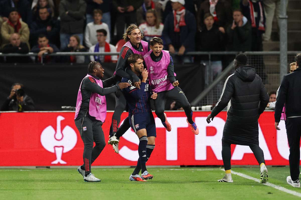 Ligue Europa : Une frappe limpide de Tessmann offre à Lyon sa première ...