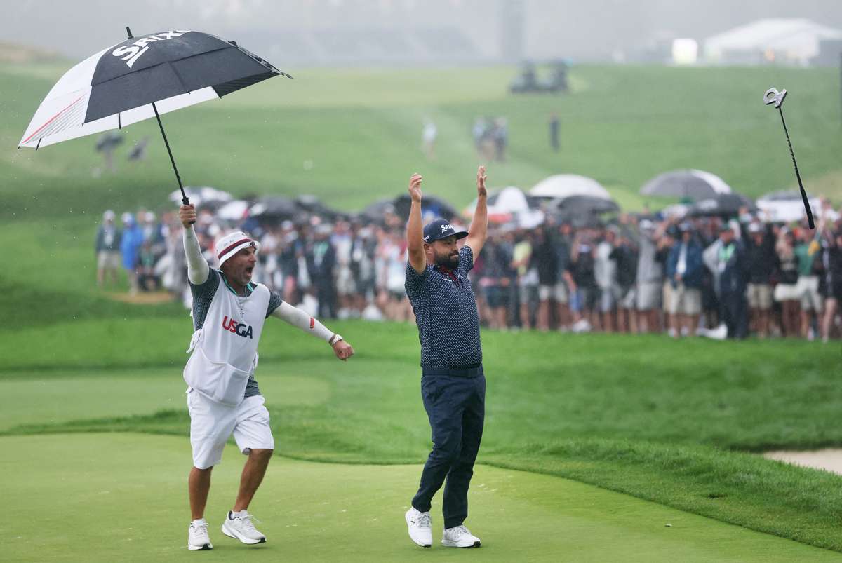 J.J. Spaun wins US Open after sinking 64-foot birdie on the 18th hole ...