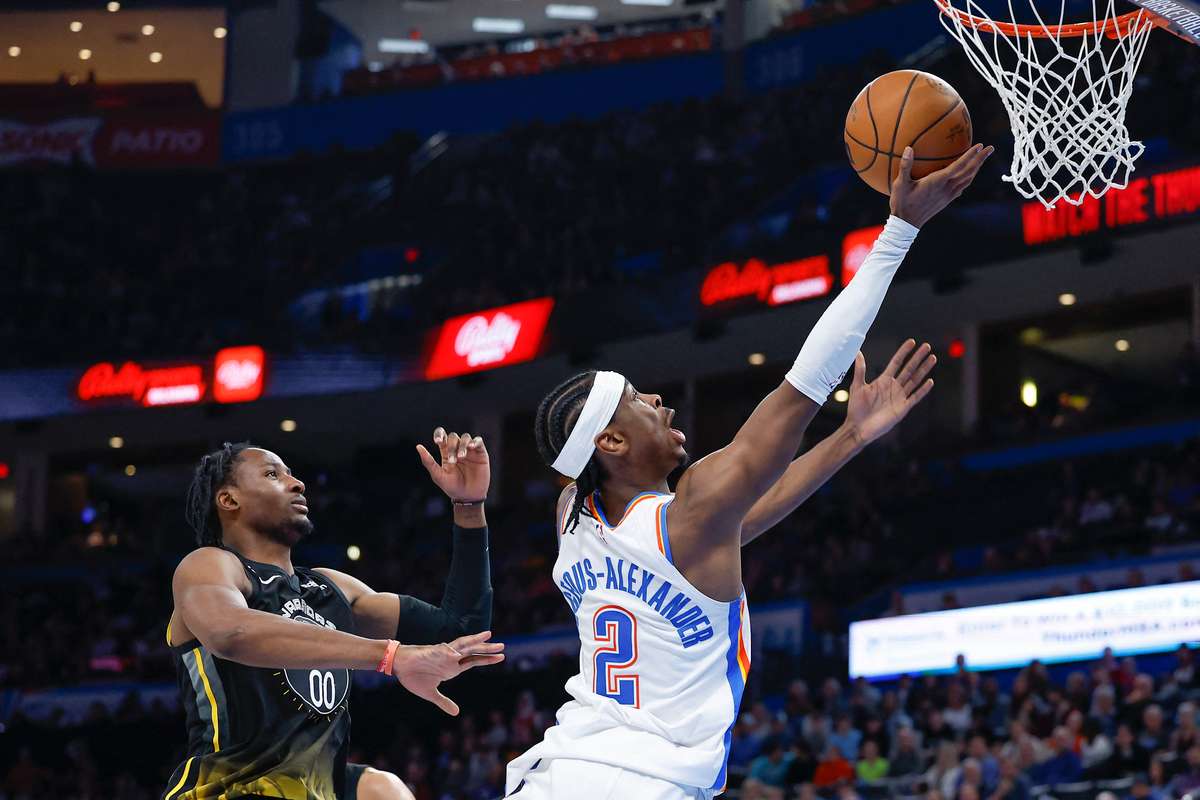 NBA roundup: Thunder lean on young duo to beat 40-point Curry and the ...