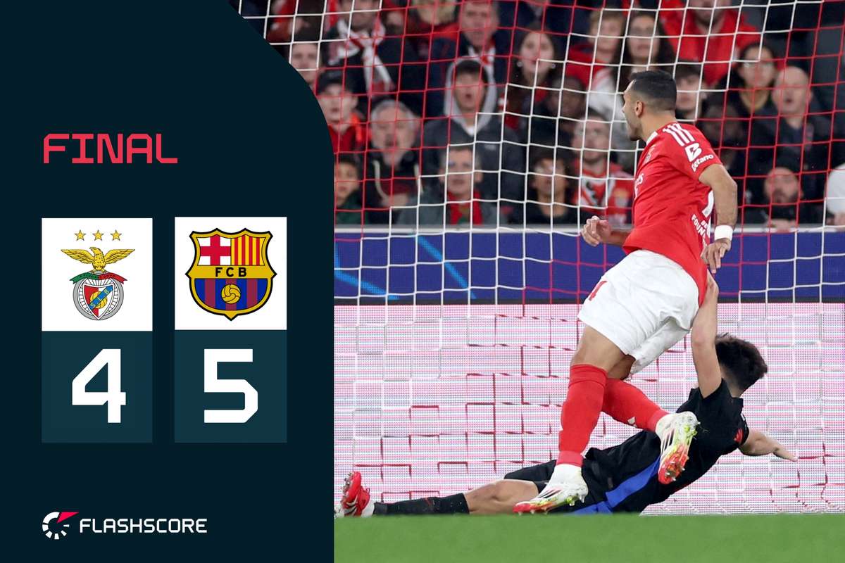 Sigue el Benfica-Barcelona en directo en Flashscore | Flashscore.es
