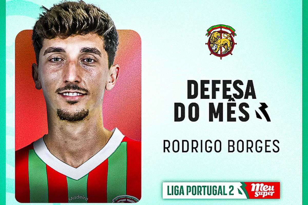 Rodrigo Borges é o defesa do mês da Liga 2 | Flashscore.pt