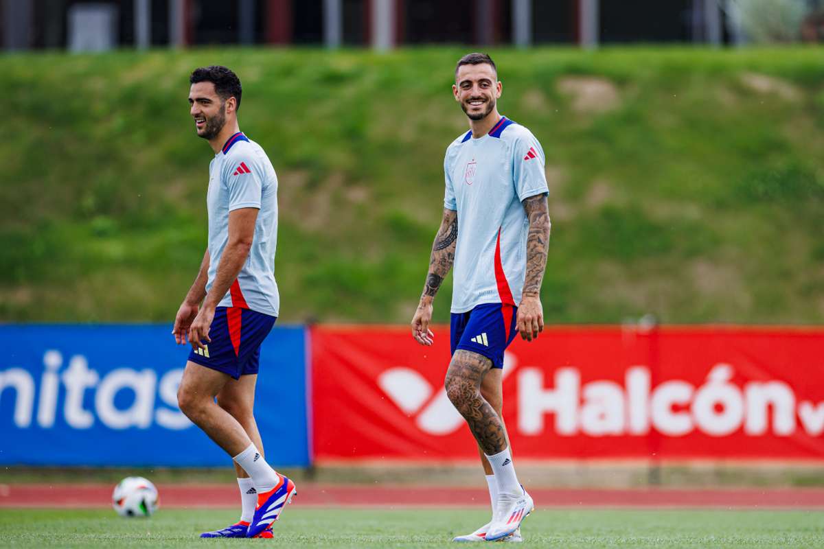 Los dorsales de España: Joselu el 9, Rodri el 16, Pedri el 20 y Ayoze ...