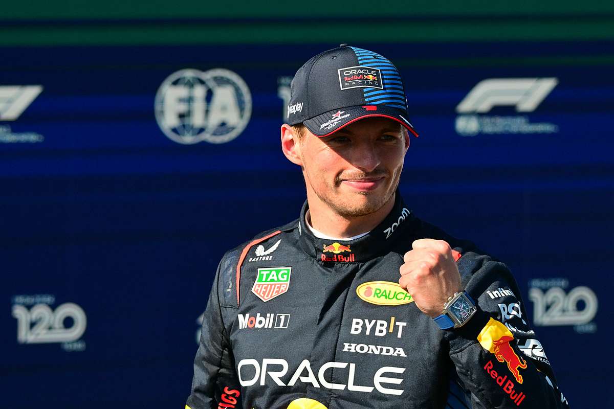 Max Verstappen 'still pumping' after equalling Ayrton Senna's pole record at Imola | Flashscore.dk