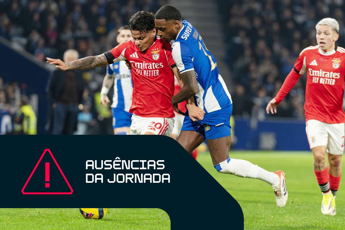 Ausências Liga Portugal: Onda de lesões no Sporting, Benfica perde Ríos ...