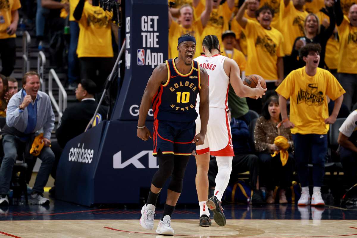 NBA Playoffs: Jimmy Butler inspires Golden State Warriors to thrilling victory over Houston ...