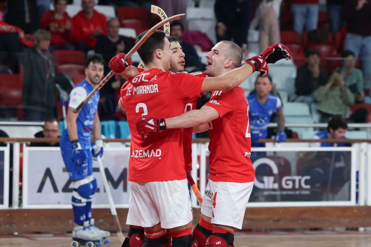 Hóquei em patins: Benfica vence (7-5) e garante primeiro lugar, FC ...