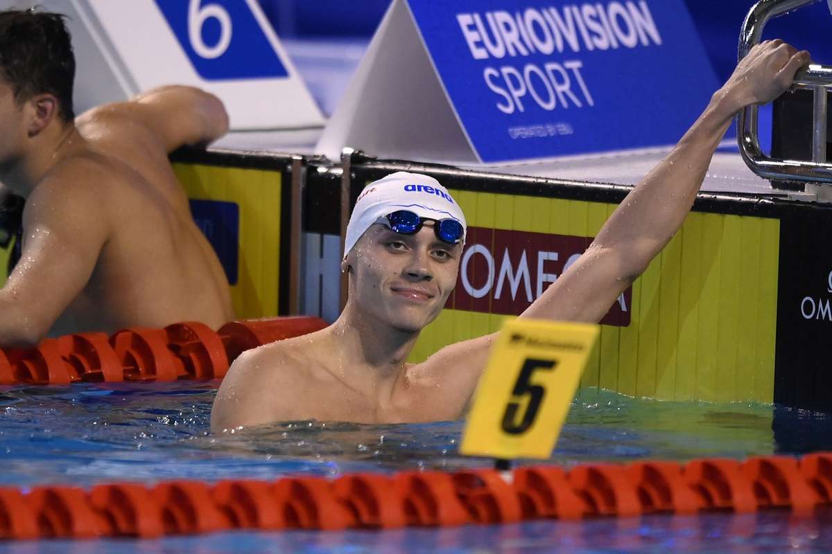 David Popovici a ratat la limită podiumul în finala de 200m liber de la Europenele în bazin ...