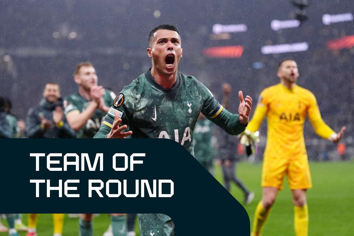 UEFA Europa League Team of the Round: Tottenham and Manchester United ...