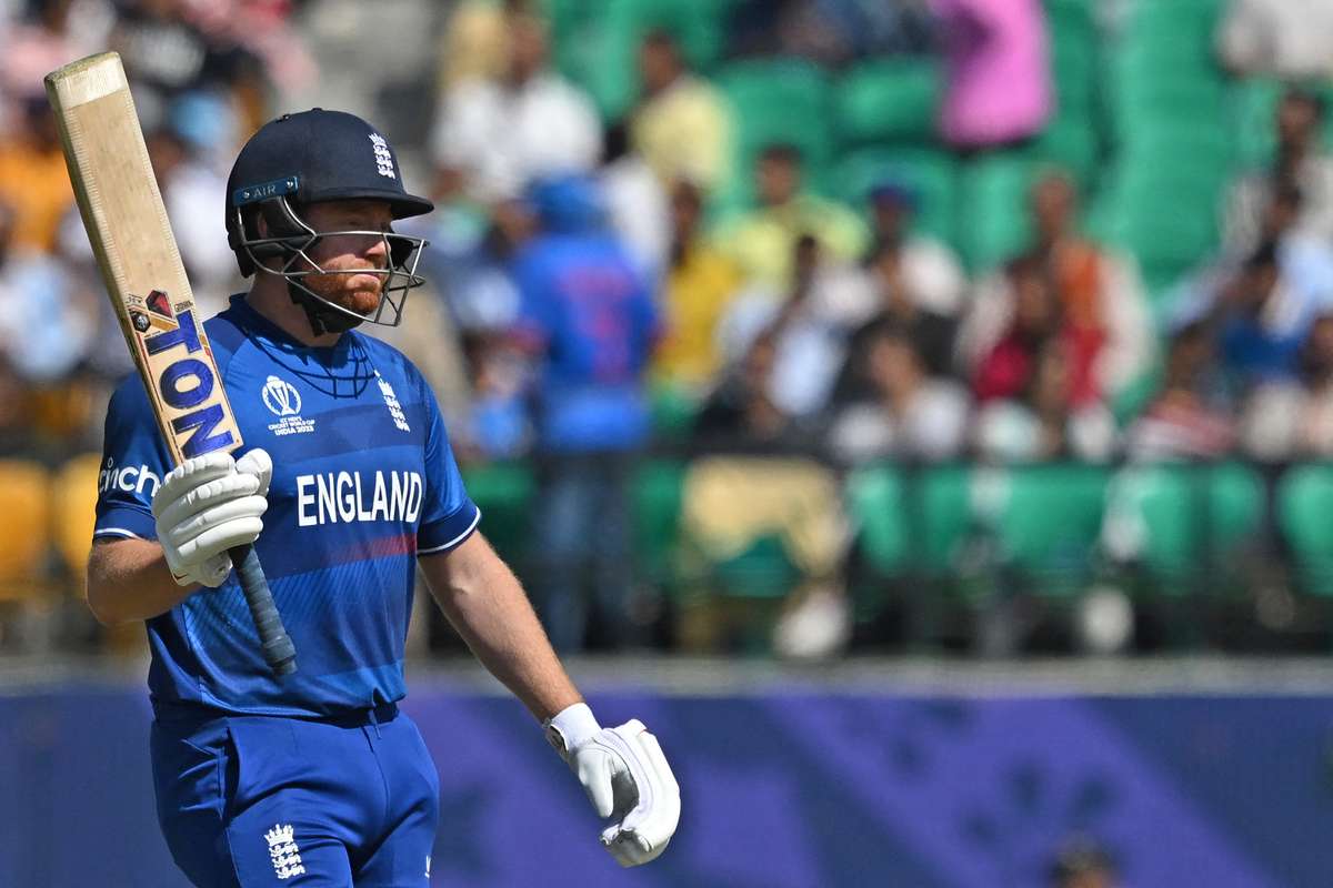 England's Jonny Bairstow makes fifty in 100th ODI at Cricket World Cup ...