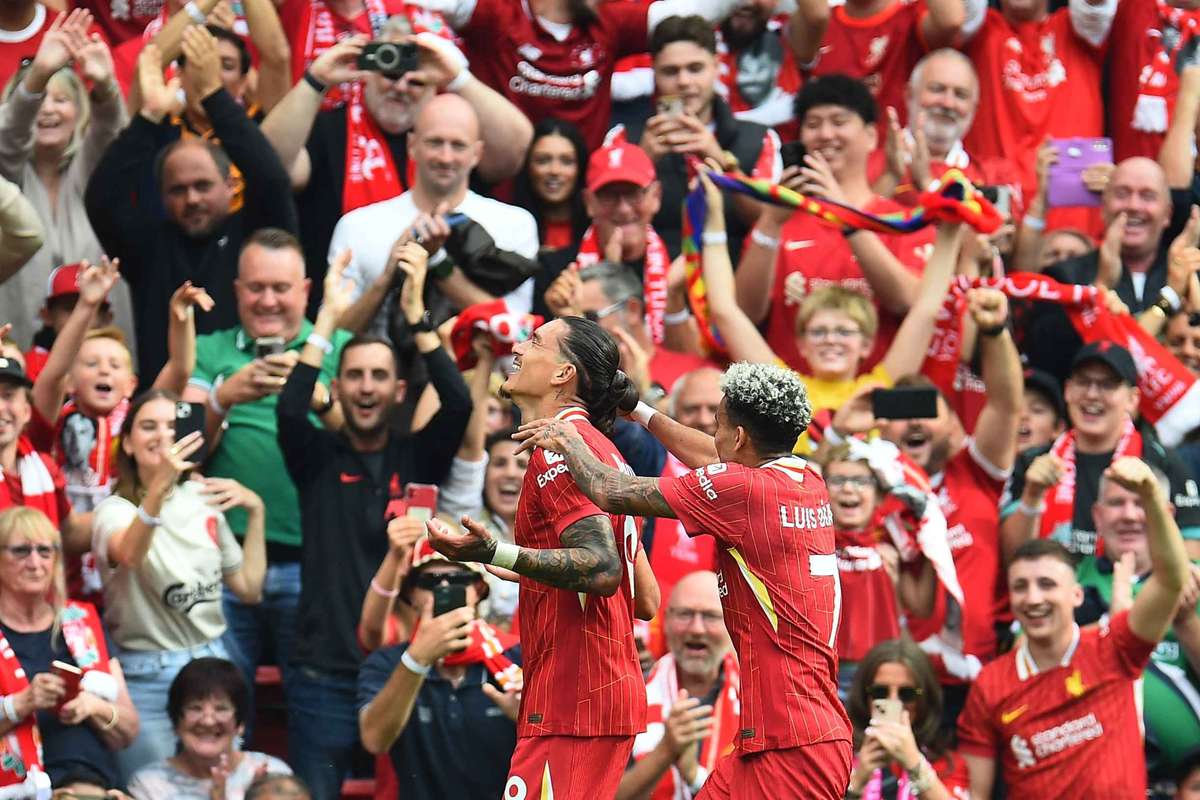 Luis Diaz and Darwin Nunez on scoresheet as Liverpool cruise to win ...
