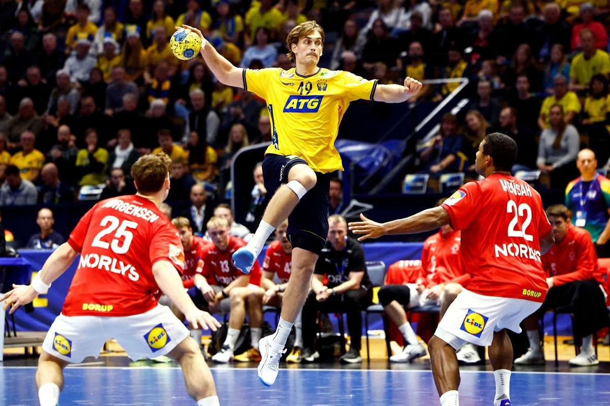Stunning comeback earn Sweden rare win over Danish world champions ...
