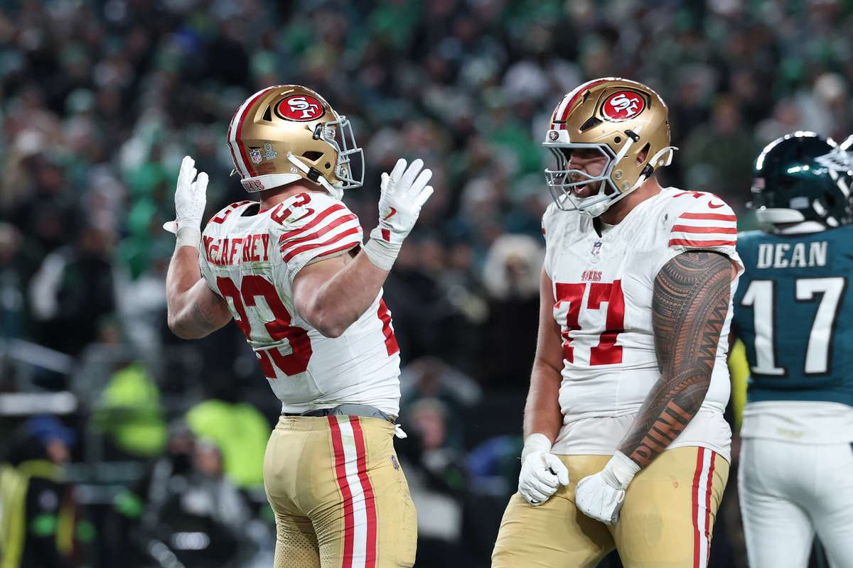 49ers defeat Eagles 23-19 in Wild Card round, lose Kittle for the ...