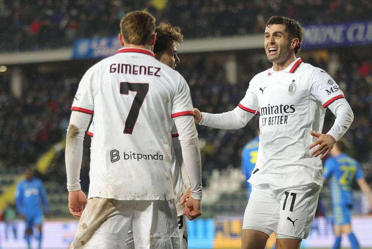 Gimenez on target as Milan battle past Empoli in fiery Serie A ...