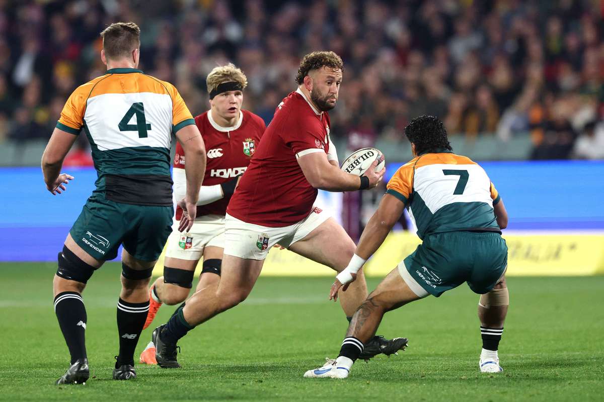 Lions block Wallabies flanker Samu from First Nations-Pasifika team ...