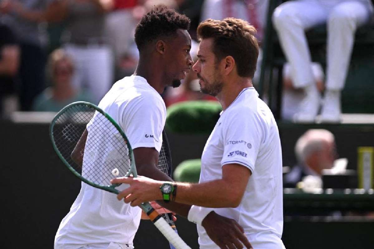 Gaël Monfils gagne le duel d'anciens contre Stan Wawrinka et passe au 3e tour à Wimbledon ...