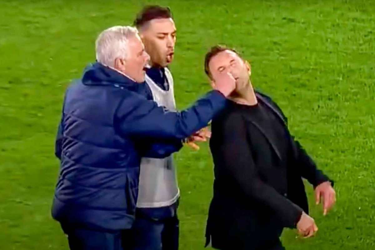 Nach Tätlichkeit gegen Okan Buruk: Jose Mourinho für drei Spiele ...