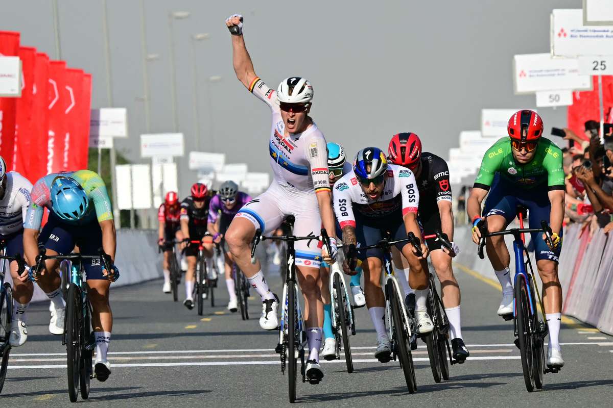 Tim Merlier, vencedor de la quinta etapa del UAE Tour | Flashscore.es