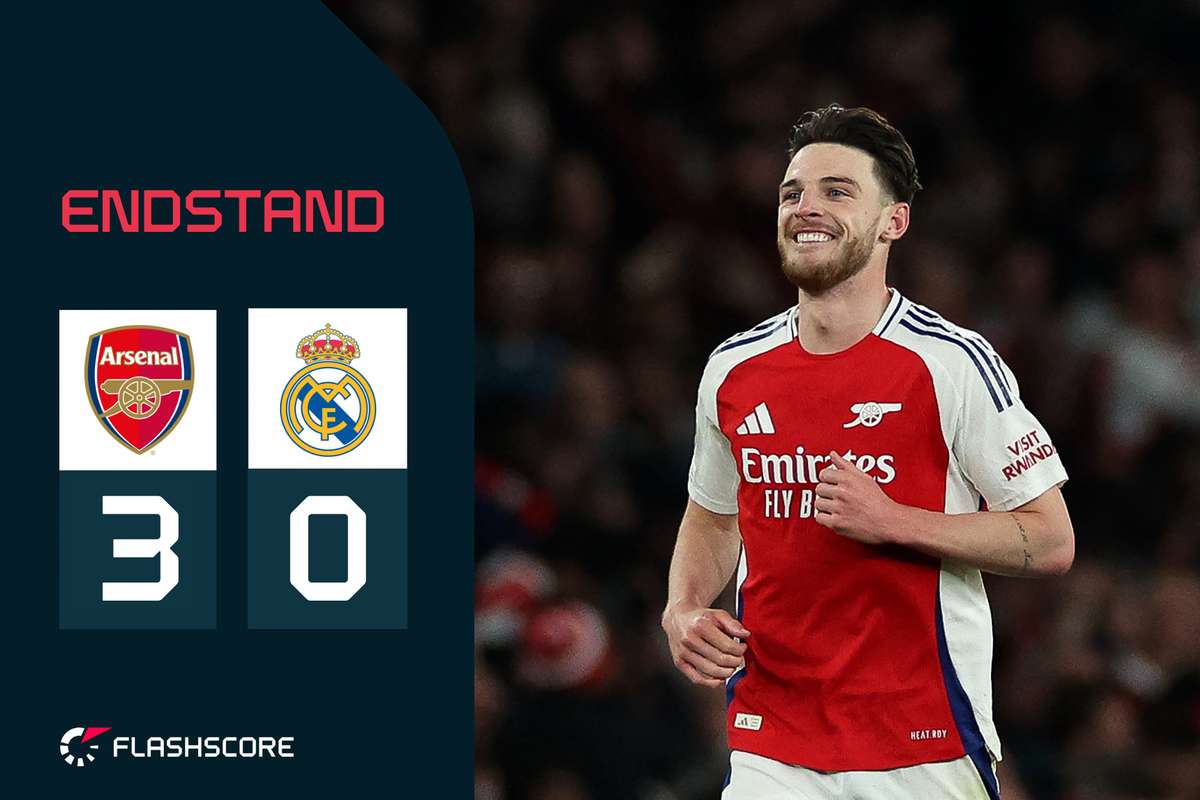 Rice bricht die Unbesiegbaren: Real Madrid vor dem Aus in der Königsklasse | Flashscore.de