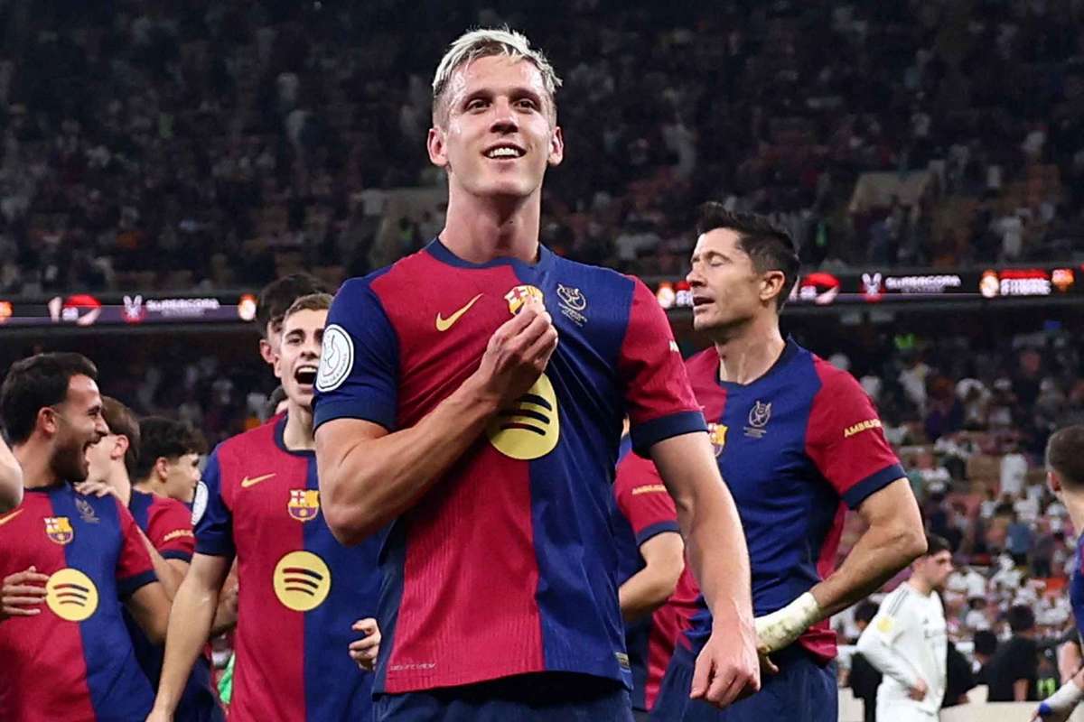 Dani Olmo to miss Barcelona's clash with Benfica after suffering calf ...