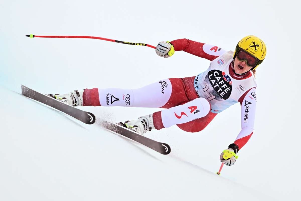 Ski alpin : Nina Ortlieb mène un triplé autrichien au Super-G de ...