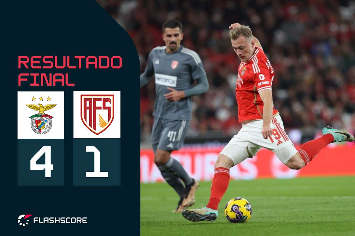 Quatro prendas e a final four para o Natal: Benfica bate AVS (4-1 ...