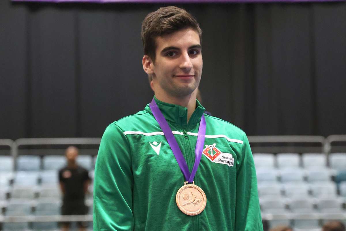 Vasco Peso conquista bronze no "tumbling" da Taça do Mundo de Ginástica ...