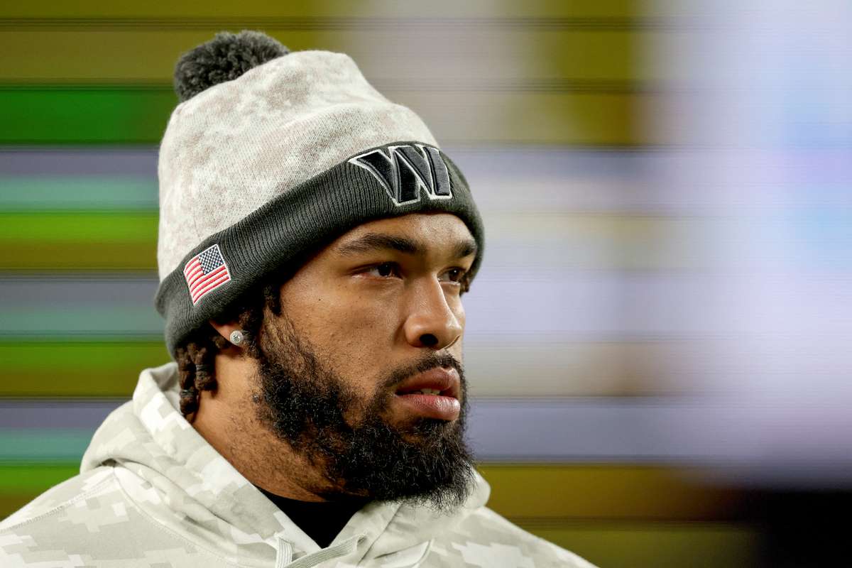 Washington Commanders cornerback Marshon Lattimore participates in ...