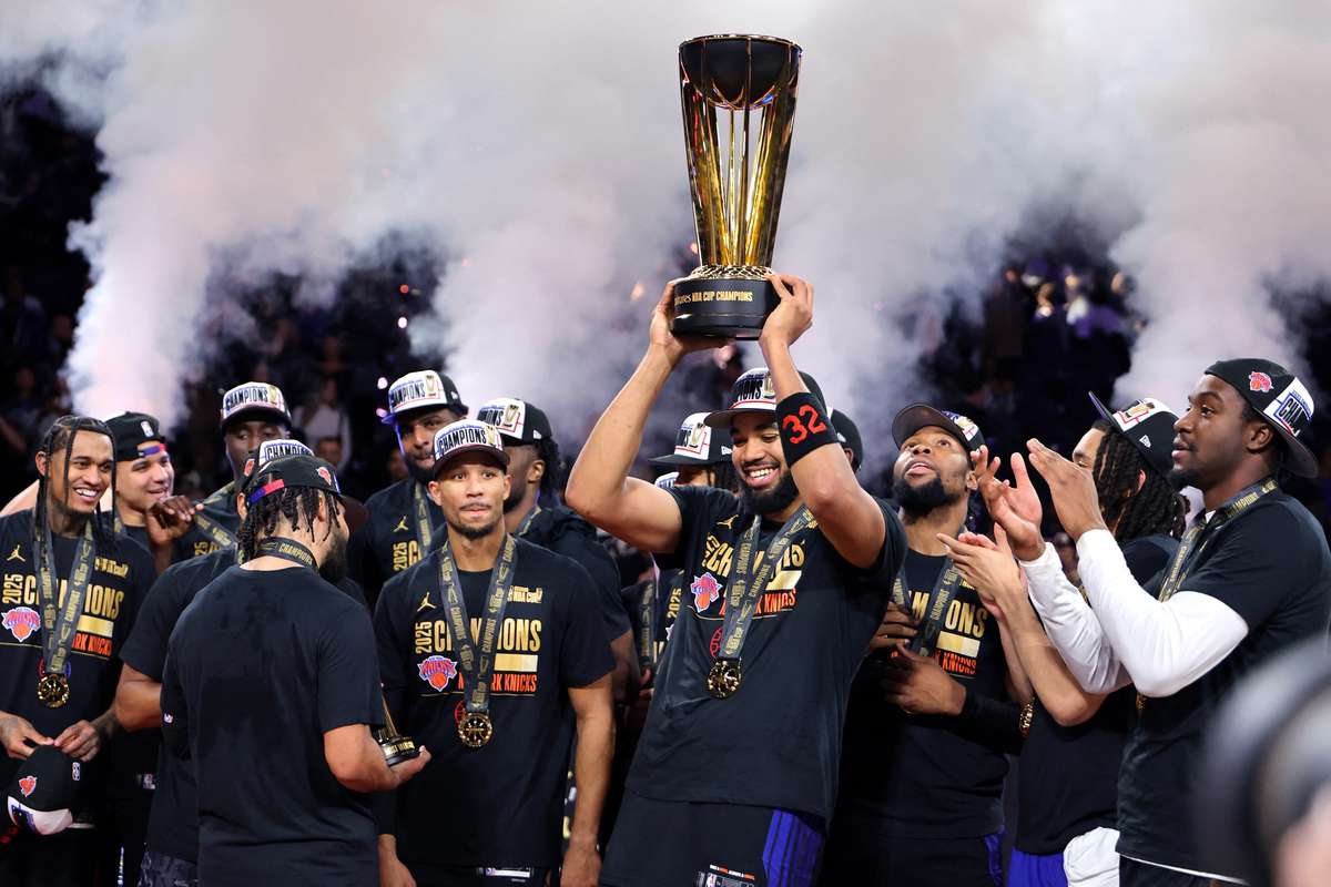 New York Knicks defeat San Antonio Spurs to win 2025 NBA Cup ...