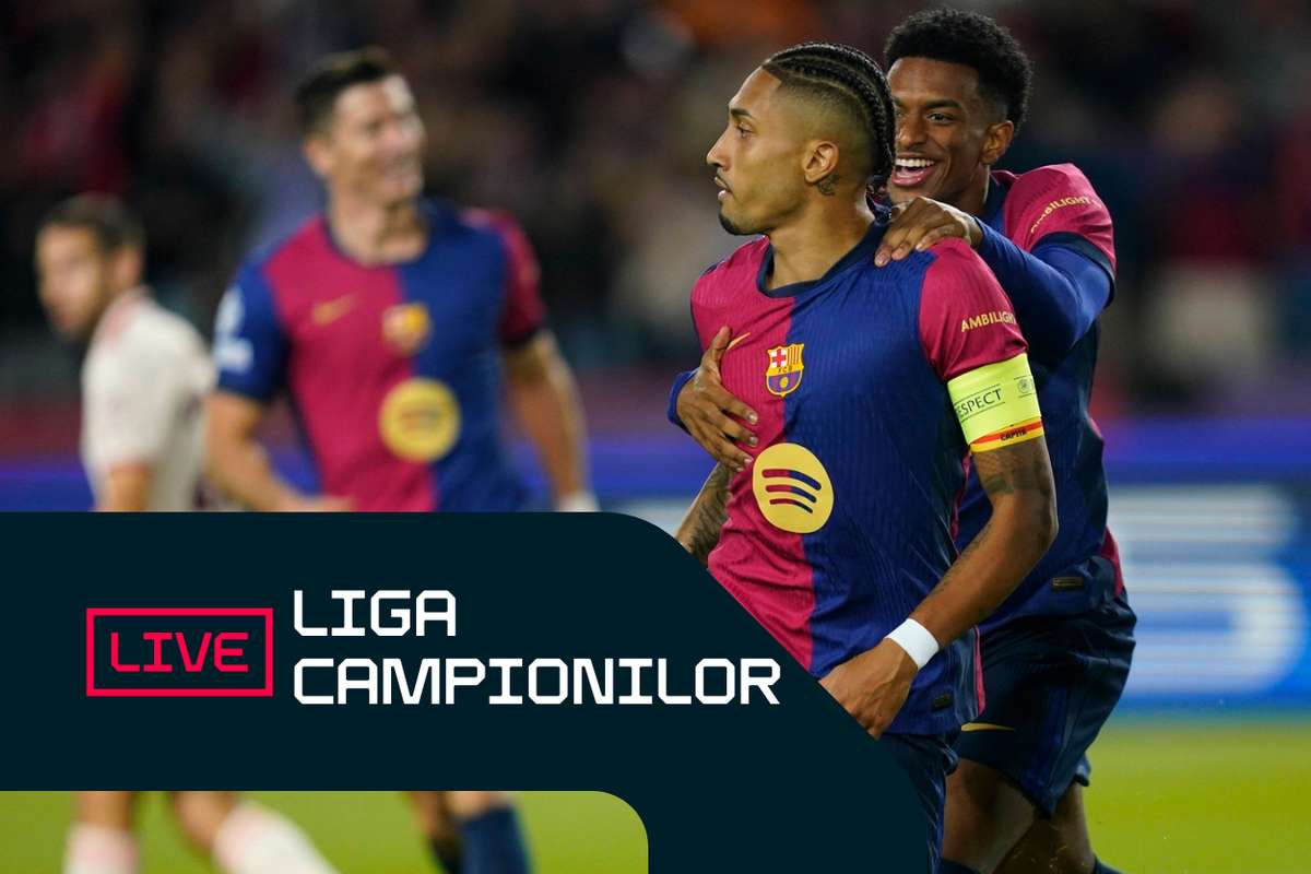 UCL: Bayern, umilită de Raphinha și Barca / City demolează Sparta / Lille întoarce Atleti ...