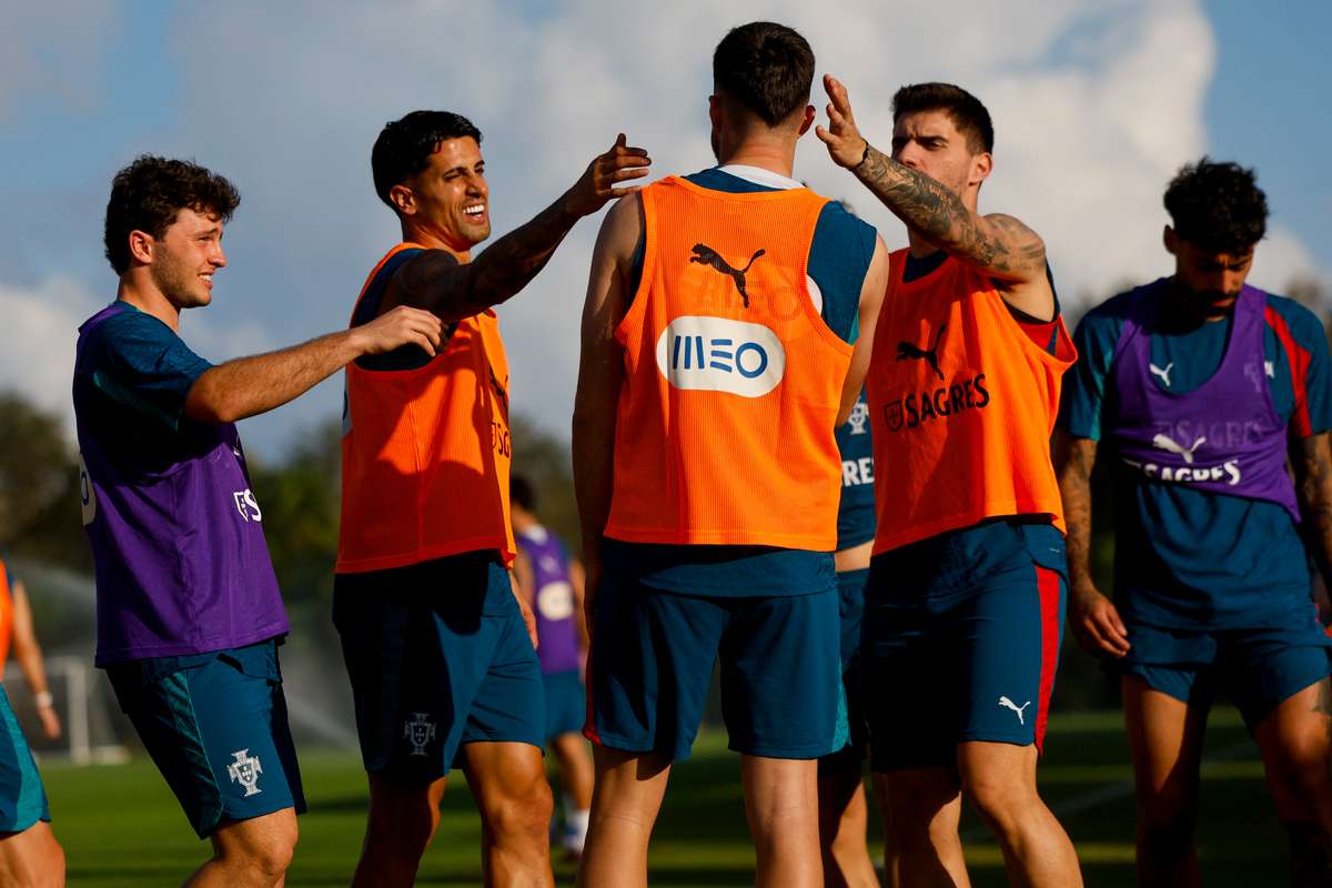 Mundial-2026: João Neves e Pedro Gonçalves sem limitações no treino de ...