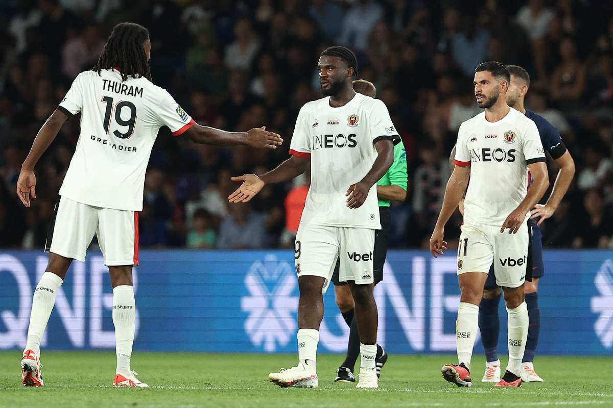 Nice stun Ligue 1 champions Paris Saint-Germain with 3-2 victory in the ...