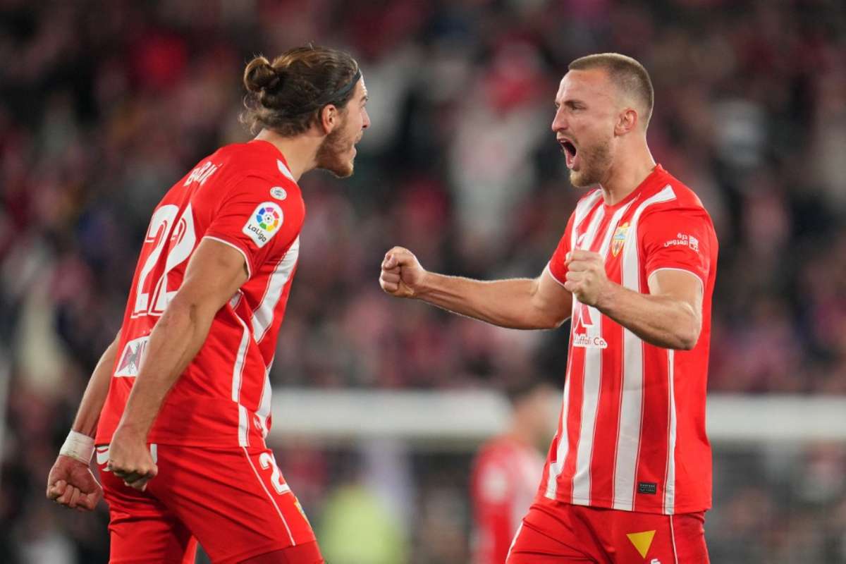 Almeria battle to vital victory over relegation rivals Valencia ...