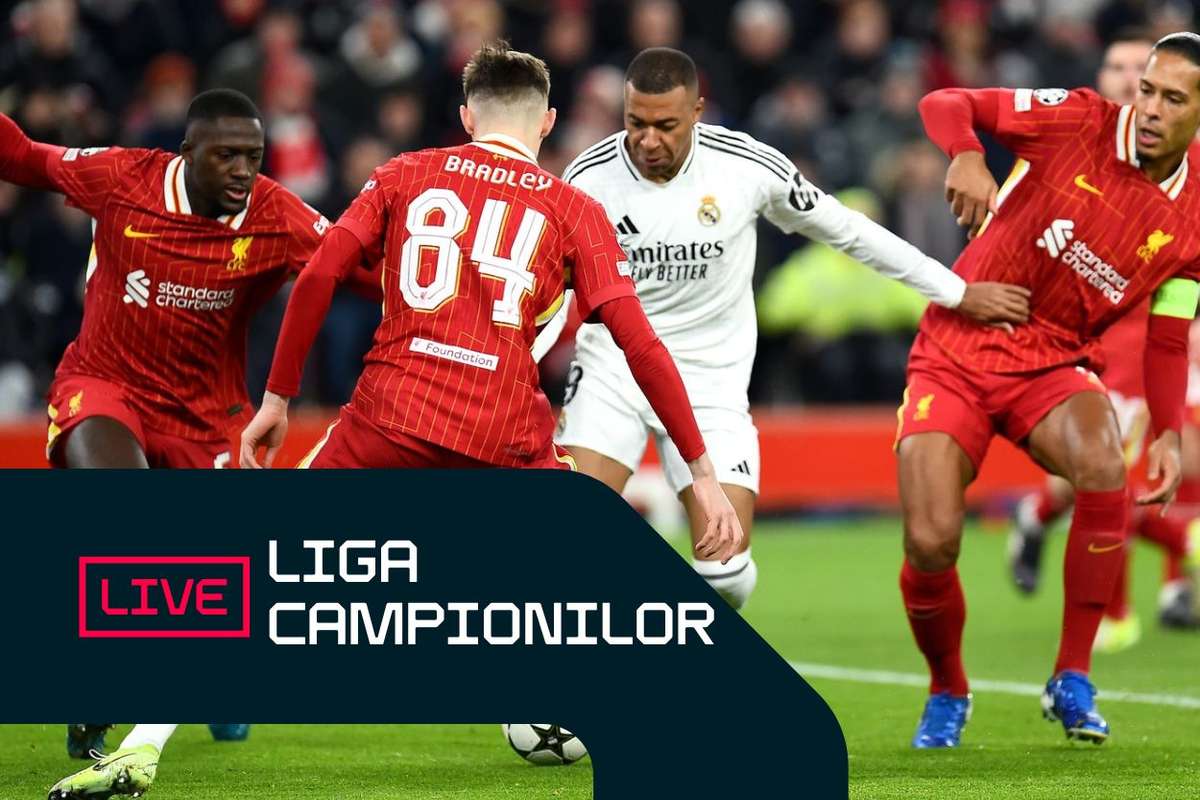 Liga Campionilor LIVE: Liverpool o învinge pe Real / Aston Villa o ține în șah pe Juve / PSV ...