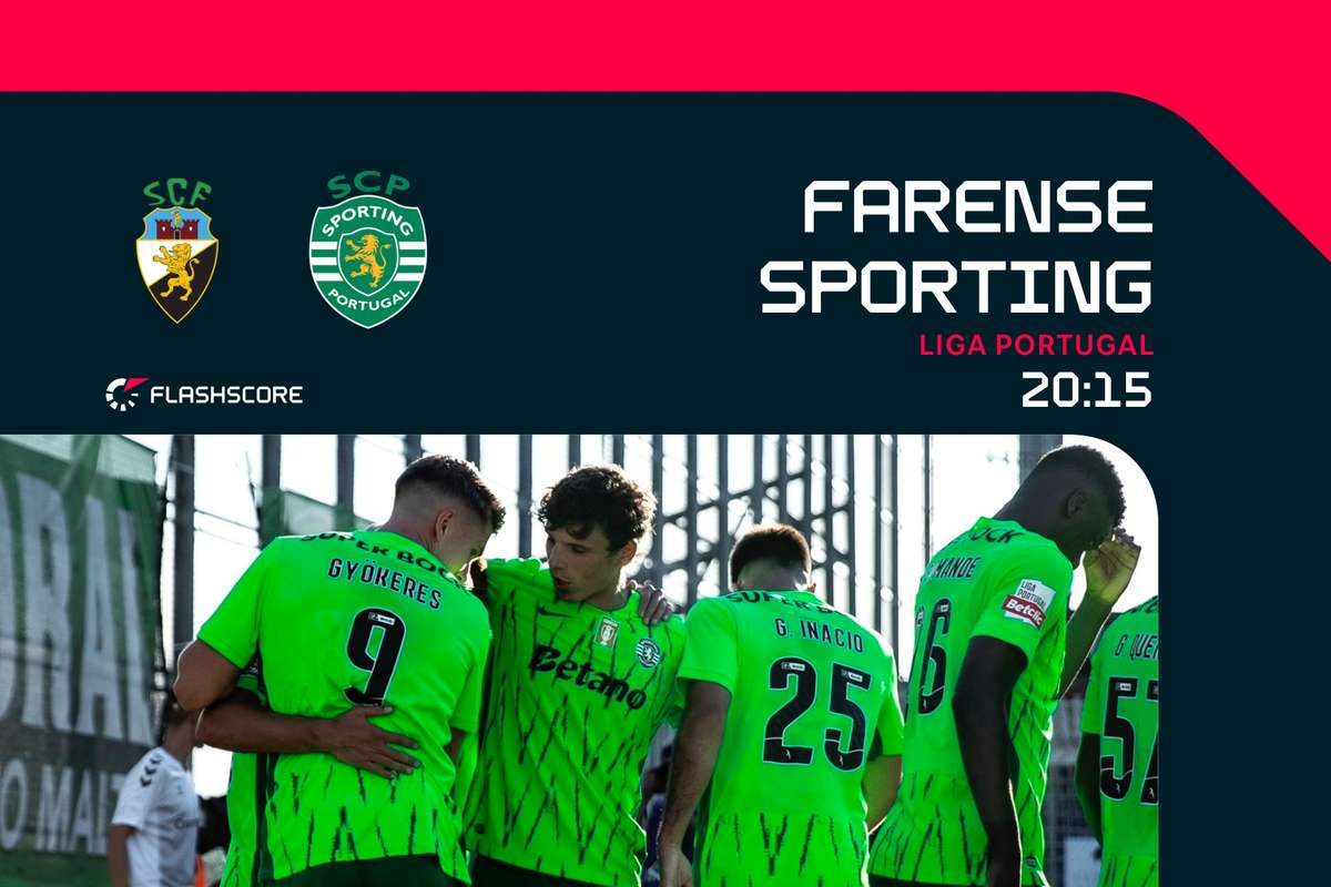Sporting de visita ao Farense no arranque da terceira jornada ...