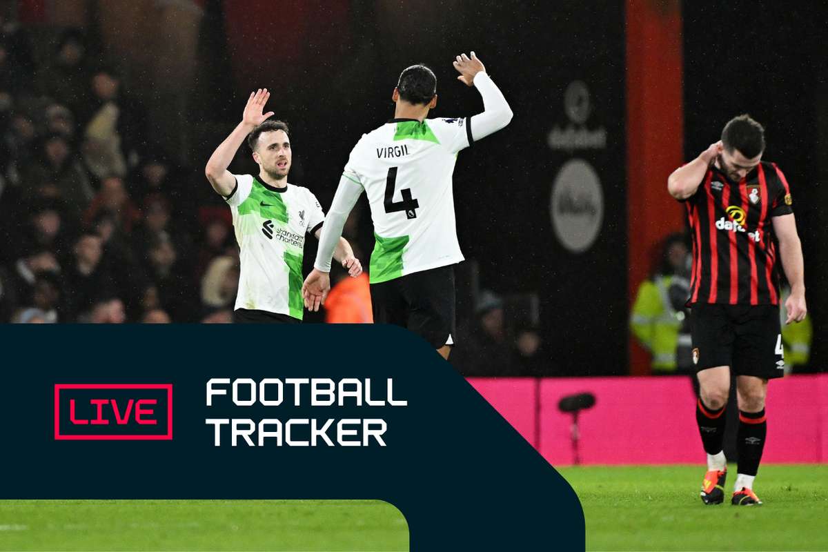 Football Tracker: Liverpool batter Bournemouth after McBurnie stuns ...