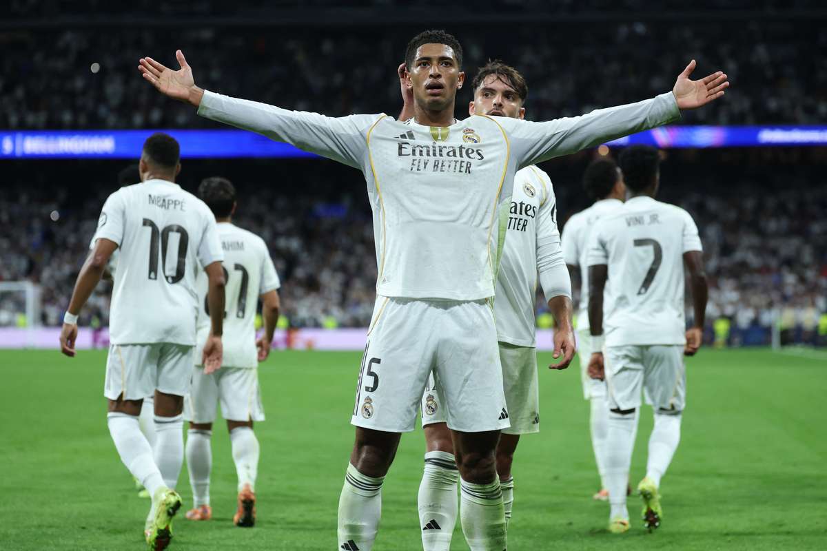 Jude Bellingham nets first goal of season as Real Madrid battle past ...
