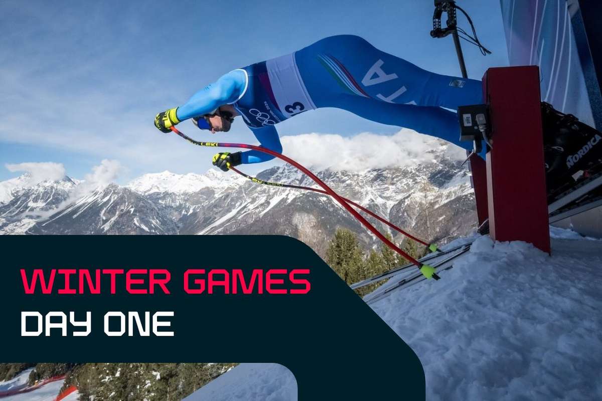Winter Olympic Highlights Day One: Downhill, Snowboard Big Air and ...