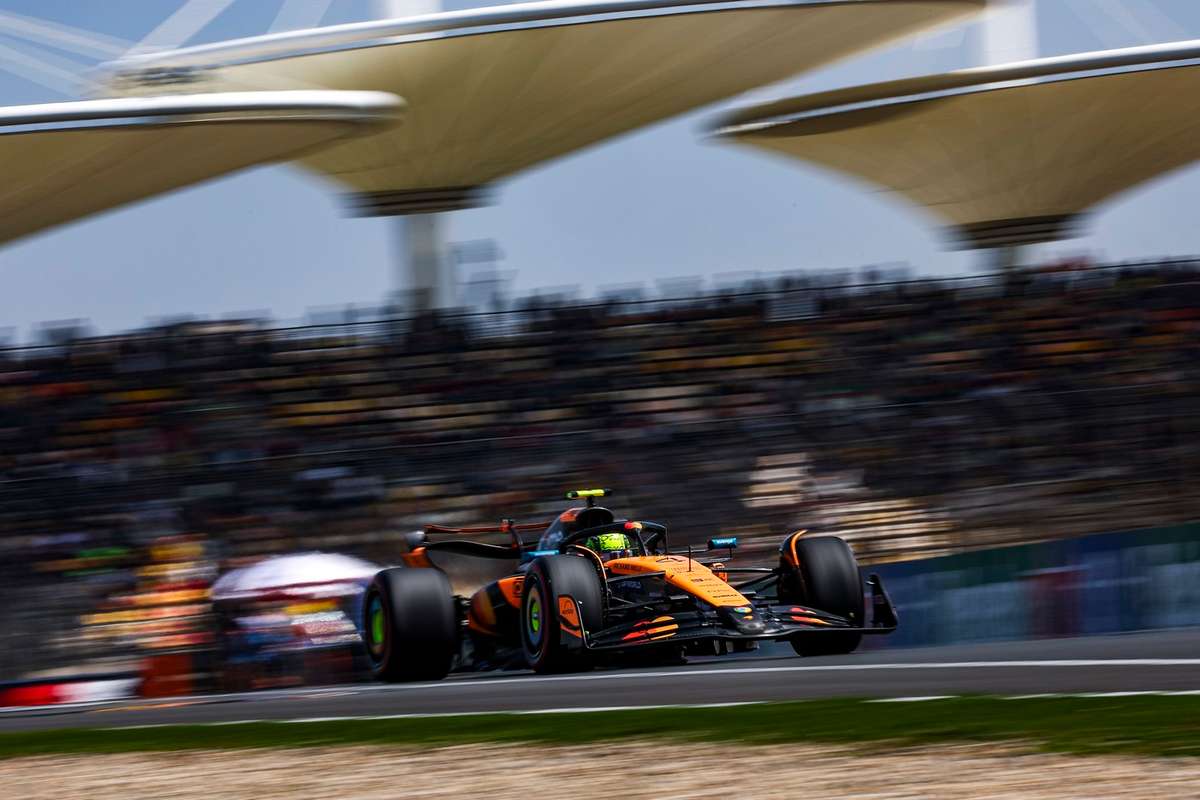 Formula 1: Lando Norris tops sole practice session for Chinese Grand ...