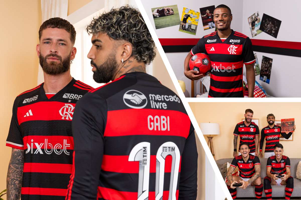 Flamengo apresenta o uniforme principal para a nova temporada | Flashscore.com.br