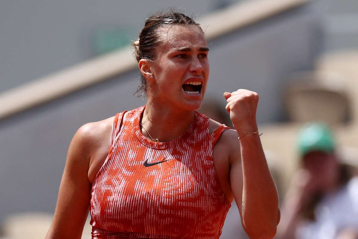 Second seed Sabalenka bludgeons Navarro for French Open quarter-final ...