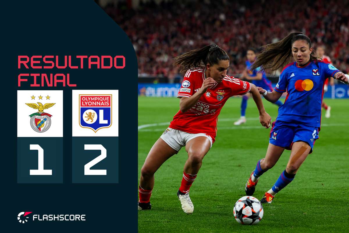 Da surpresa à realidade: Benfica perde na receção ao Lyon (1-2) nos ...