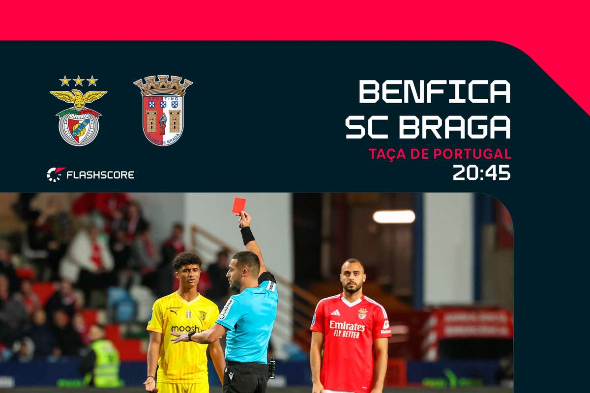 Benfica e SC Braga lutam por uma vaga nas meias da Taça de Portugal ...