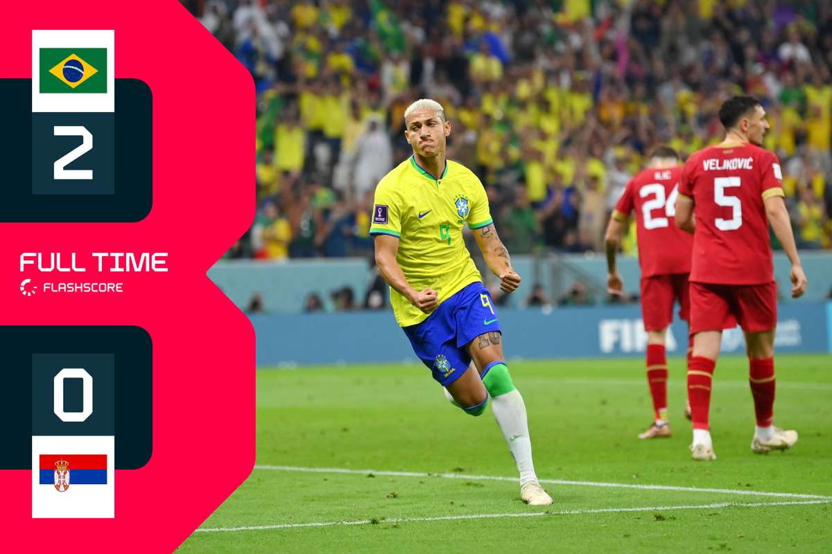 Richarlison fires Brazil to dominant win over Serbia to send warning to ...