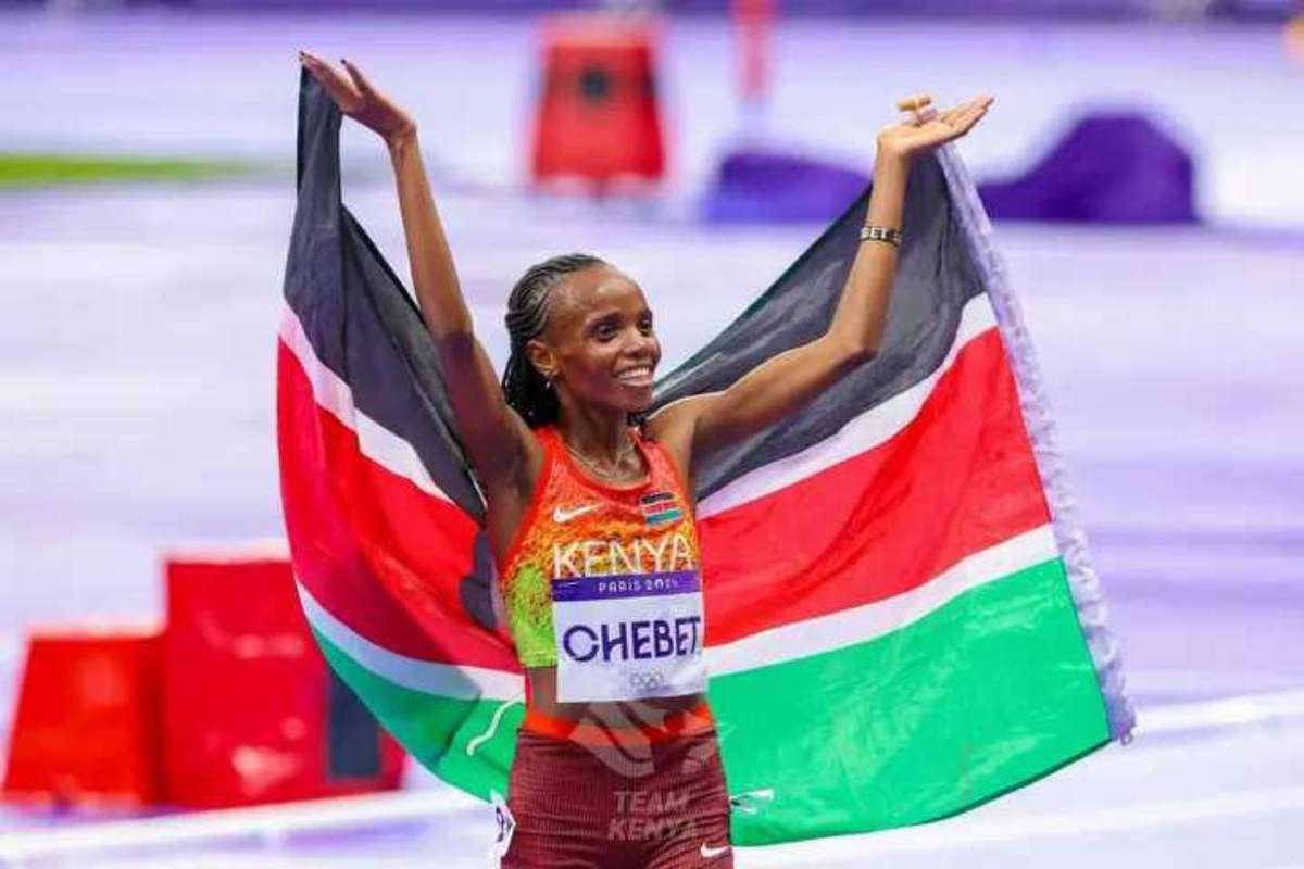 Beatrice Chebet proud of herself after winning Kenya first gold in ...
