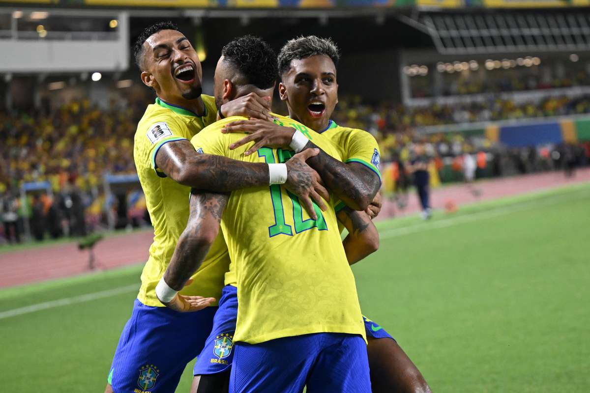 Brasil se pasea contra Bolivia con goles de Rodrygo, Raphinha y Neymar ...
