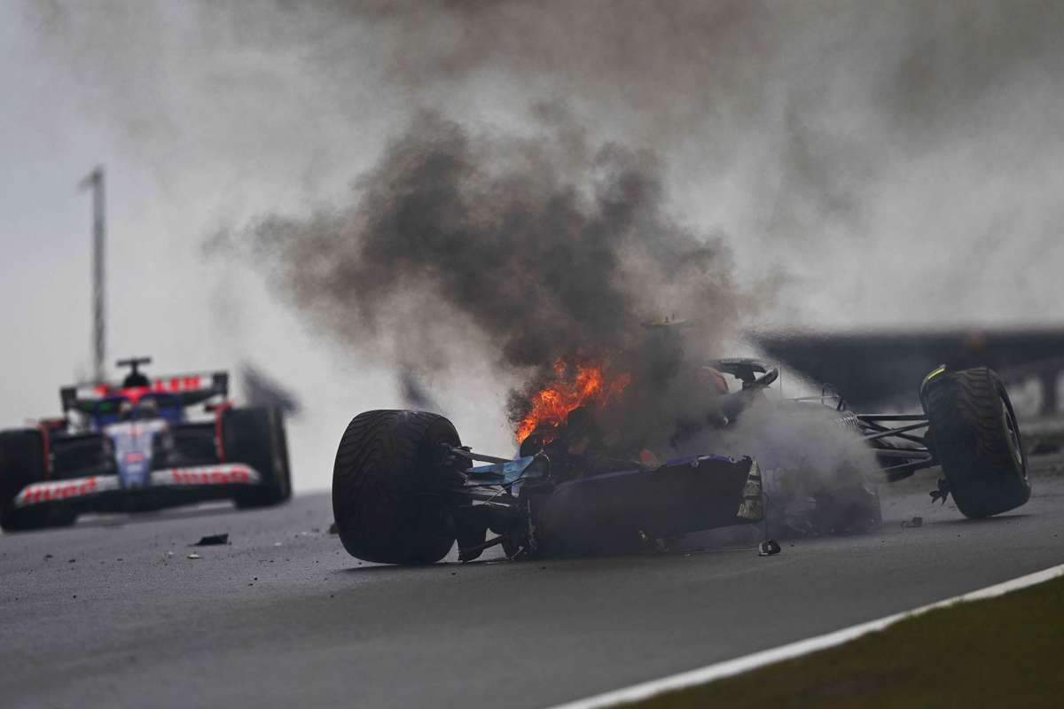 Fórmula 1 GP Países Bajos: Grave accidente de Sargeant (Williams) en ...
