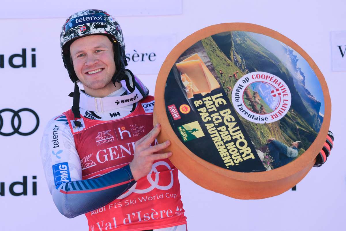 Timon Haugan gives Norway first win of World Cup season in men's slalom ...